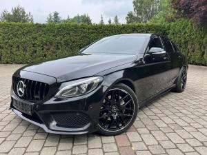 Black Mercedes-Benz C 180 2014 in Kaisiadorys, with an engine capacity of 1.60 L and mileage of 192 thousand km for 12999 €, photo 3 on AUTOMOTO.COM.LV
