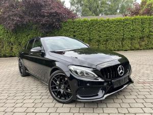 Black Mercedes-Benz C 180 2014 in Kaisiadorys, with an engine capacity of 1.60 L and mileage of 192 thousand km for 12999 €, photo 4 on AUTOMOTO.COM.LV