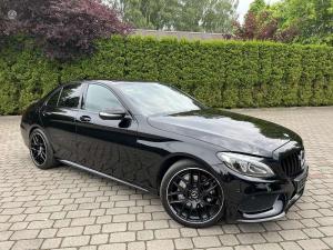 Black Mercedes-Benz C 180 2014 in Kaisiadorys, with an engine capacity of 1.60 L and mileage of 192 thousand km for 12999 €, photo 6 on AUTOMOTO.COM.LV