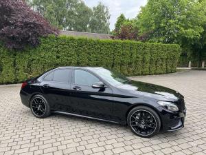 Black Mercedes-Benz C 180 2014 in Kaisiadorys, with an engine capacity of 1.60 L and mileage of 192 thousand km for 12999 €, photo 16 on AUTOMOTO.COM.LV