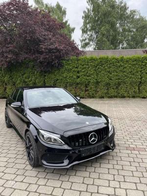 Black Mercedes-Benz C 180 2014 in Kaisiadorys, with an engine capacity of 1.60 L and mileage of 192 thousand km for 12999 €, photo 19 on AUTOMOTO.COM.LV