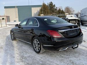 Black Mercedes-Benz C 180 2015 in Alytus, with an engine capacity of 1.60 L and mileage of 300 thousand km for 8799 €, photo 4 on AUTOMOTO.COM.LV
