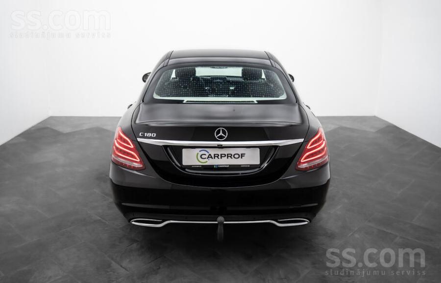 Melns Mercedes-Benz C 180 2017 Tallina, ar dzinēja tilpumu 1.60 L un nobraukumu 170 tūkst. km par 14499 €, foto 5 vietnē AUTOMOTO.COM.LV