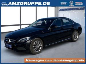 Melns Mercedes-Benz C 180 2017 Kauņa, ar dzinēja tilpumu 1.60 L un nobraukumu 85 tūkst. km par 22287 €, foto  vietnē AUTOMOTO.COM.LV
