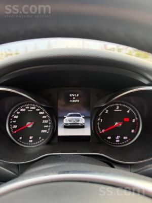 Black Mercedes-Benz C 180 2017 in Riga, with an engine capacity of 1.60 L and mileage of 112 thousand km for 18300 €, photo 13 on AUTOMOTO.COM.LV