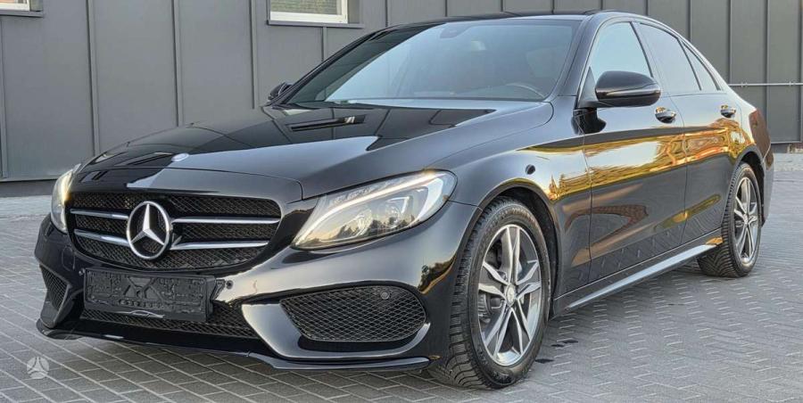 Melns Mercedes-Benz C 180 2017 Šauļi, ar dzinēja tilpumu 1.60 L un nobraukumu 197 tūkst. km par 13950 €, foto 1 vietnē AUTOMOTO.COM.LV