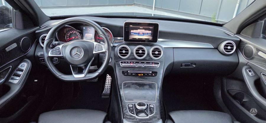 Melns Mercedes-Benz C 180 2017 Šauļi, ar dzinēja tilpumu 1.60 L un nobraukumu 197 tūkst. km par 13950 €, foto 10 vietnē AUTOMOTO.COM.LV