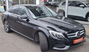 Black Mercedes-Benz C 180 2018 in Kaunas, with an engine capacity of 0.00 L and mileage of 19 thousand km for 24409 €, photo 4 on AUTOMOTO.COM.LV