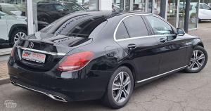 Black Mercedes-Benz C 180 2018 in Kaunas, with an engine capacity of 0.00 L and mileage of 19 thousand km for 24409 €, photo 5 on AUTOMOTO.COM.LV