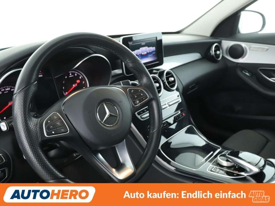 Black Mercedes-Benz C 180 2018 in Kaunas, with an engine capacity of 1.60 L and mileage of 90 thousand km for 24728 €, photo 11 on AUTOMOTO.COM.LV