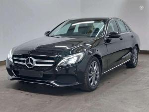 Black Mercedes-Benz C 180 2018 in Kaunas, with an engine capacity of 1.60 L and mileage of 275 thousand km for 12800 €, photo  on AUTOMOTO.COM.LV