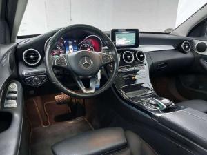 Black Mercedes-Benz C 180 2018 in Kaunas, with an engine capacity of 1.60 L and mileage of 275 thousand km for 12800 €, photo 9 on AUTOMOTO.COM.LV