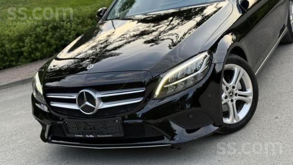 Melns Mercedes-Benz C 180 2019 Jūrmala, ar dzinēja tilpumu 1.60 L un nobraukumu 0 tūkst. km par 16950 €, foto 2 vietnē AUTOMOTO.COM.LV
