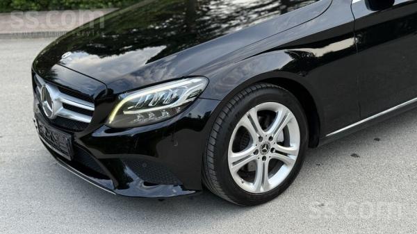 Melns Mercedes-Benz C 180 2019 Jūrmala, ar dzinēja tilpumu 1.60 L un nobraukumu 0 tūkst. km par 16950 €, foto 7 vietnē AUTOMOTO.COM.LV