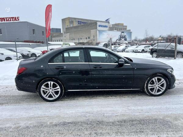 Black Mercedes-Benz C 180 2020 in Panevezys, with an engine capacity of 1.60 L and mileage of 267 thousand km for 15900 €, photo 9 on AUTOMOTO.COM.LV
