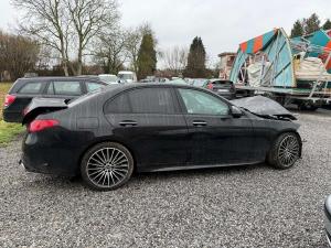 Black Mercedes-Benz C 180 2022 in Vilnius, with an engine capacity of 1.50 L and mileage of 58 thousand km for 12900 €, photo  on AUTOMOTO.COM.LV