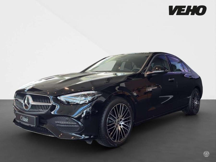 Melns Mercedes-Benz C 180 2026 Viļņa, ar dzinēja tilpumu 1.50 L un nobraukumu 0 tūkst. km par 43801 €, foto 1 vietnē AUTOMOTO.COM.LV