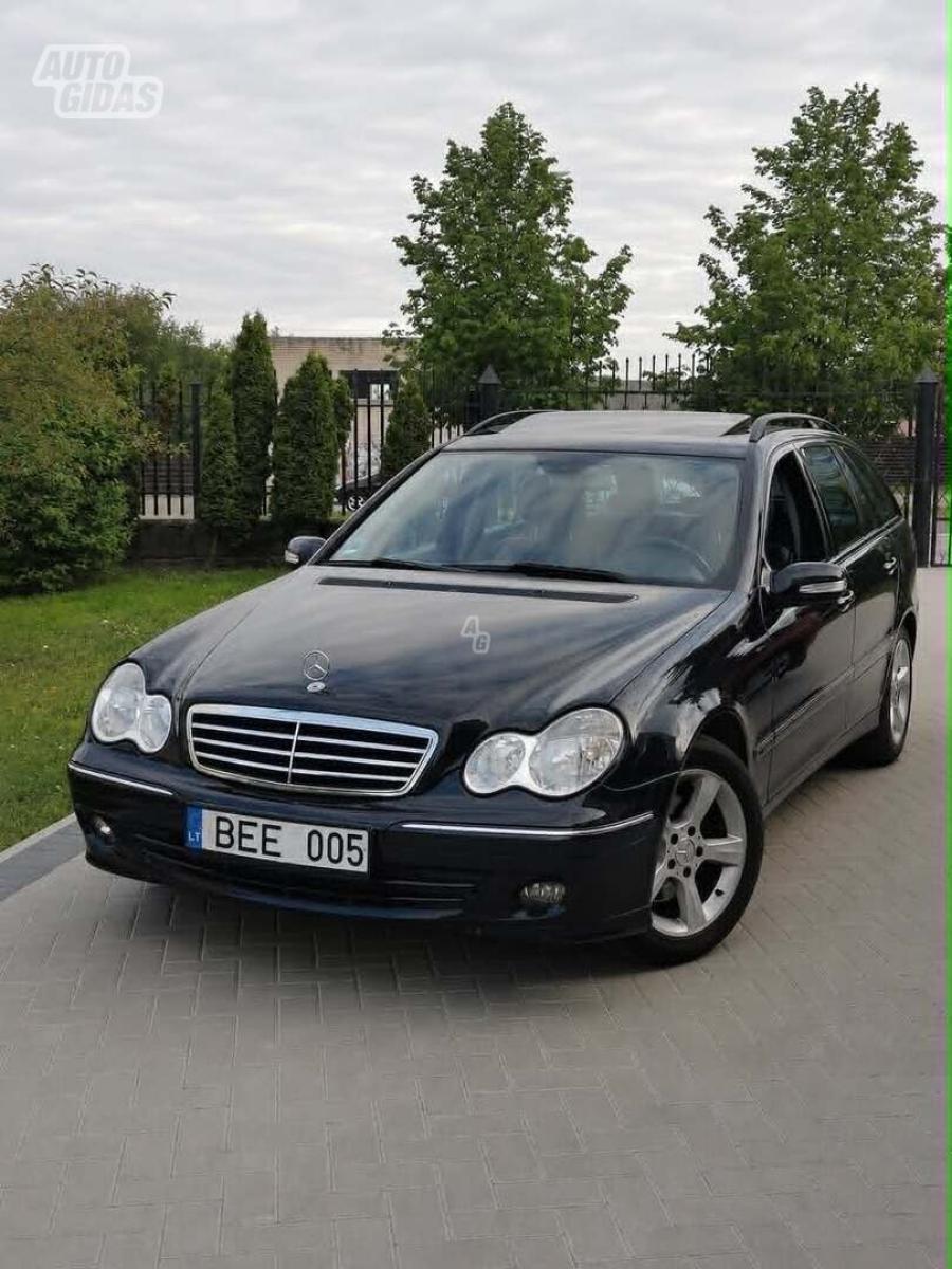 Black Mercedes-Benz C 180 2005 in Telschi, with an engine capacity of 1.80 L and mileage of 275 thousand km for 2850 €, photo 1 on AUTOMOTO.COM.LV