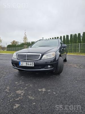 Black Mercedes-Benz C 180 2009 in Jelgava, with an engine capacity of 1.60 L and mileage of 245 thousand km for 2950 €, photo  on AUTOMOTO.COM.LV