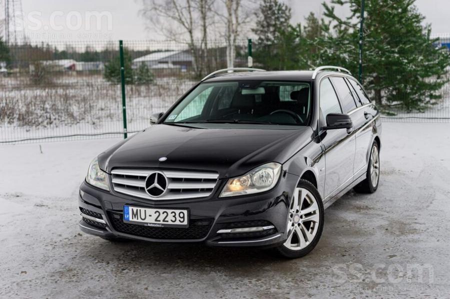 Black Mercedes-Benz C 180 2012 in Riga, with an engine capacity of 2.20 L and mileage of 0 thousand km for 8590 €, photo 1 on AUTOMOTO.COM.LV