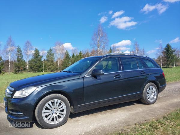 Black Mercedes-Benz C 180 2013 in Tallinn, with an engine capacity of 2.10 L and mileage of 184 thousand km for 8500 €, photo 3 on AUTOMOTO.COM.LV