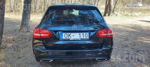 Black Mercedes-Benz C 180 2017 in Riga, with an engine capacity of 1.60 L and mileage of 209 thousand km for 11700 €, photo 8 on AUTOMOTO.COM.LV