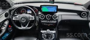 Black Mercedes-Benz C 180 2017 in Riga, with an engine capacity of 1.60 L and mileage of 209 thousand km for 11700 €, photo 9 on AUTOMOTO.COM.LV