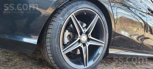 Black Mercedes-Benz C 180 2017 in Riga, with an engine capacity of 1.60 L and mileage of 209 thousand km for 11700 €, photo 15 on AUTOMOTO.COM.LV