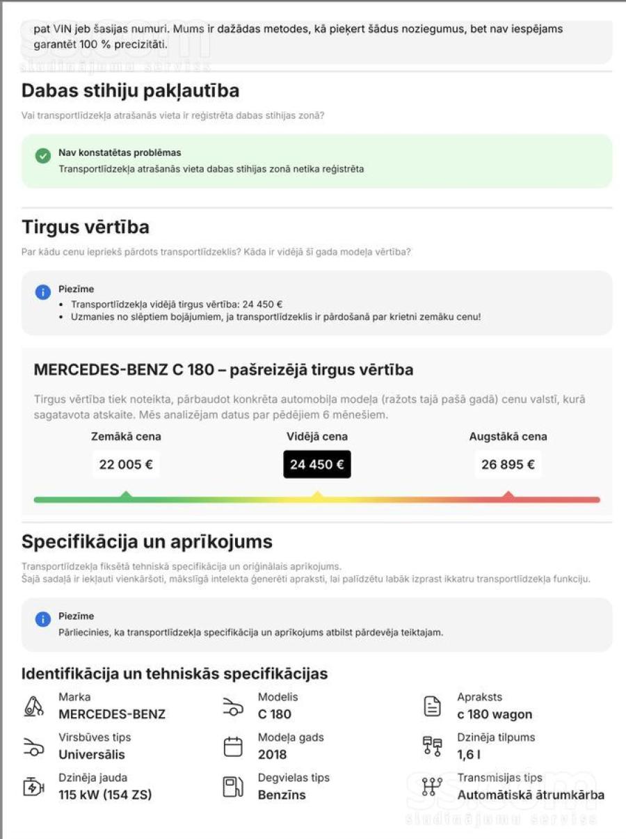 Melns Mercedes-Benz C 180 2018 Gulbene, ar dzinēja tilpumu 1.60 L un nobraukumu 228 tūkst. km par 18300 €, foto 21 vietnē AUTOMOTO.COM.LV