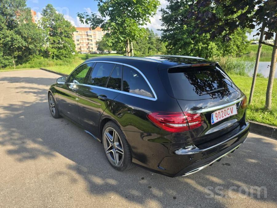 Melns Mercedes-Benz C 180 2018 Telšiai, ar dzinēja tilpumu 1.60 L un nobraukumu 367 tūkst. km par 10200 €, foto 6 vietnē AUTOMOTO.COM.LV