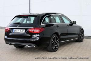 Black Mercedes-Benz C 180 2019 in Kretinga, with an engine capacity of 1.60 L and mileage of 276 thousand km for 11699 €, photo 9 on AUTOMOTO.COM.LV