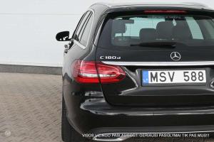 Black Mercedes-Benz C 180 2019 in Kretinga, with an engine capacity of 1.60 L and mileage of 276 thousand km for 11699 €, photo 12 on AUTOMOTO.COM.LV