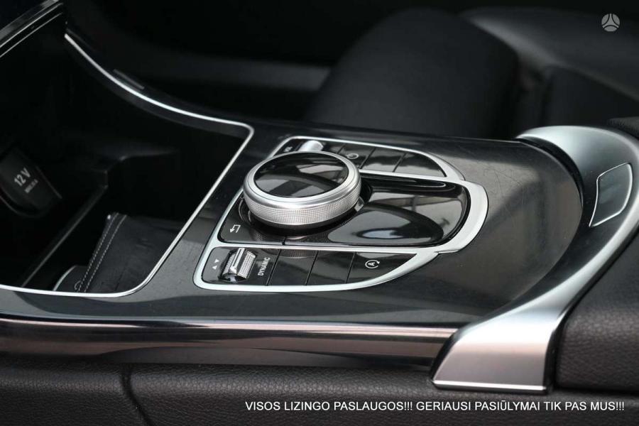 Black Mercedes-Benz C 180 2019 in Kretinga, with an engine capacity of 1.60 L and mileage of 276 thousand km for 11699 €, photo 23 on AUTOMOTO.COM.LV