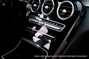 Black Mercedes-Benz C 180 2019 in Kretinga, with an engine capacity of 1.60 L and mileage of 276 thousand km for 11699 €, photo 26 on AUTOMOTO.COM.LV