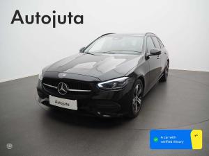 Melns Mercedes-Benz C 180 2022 Viļņa, ar dzinēja tilpumu 1.50 L un nobraukumu 134 tūkst. km par 26200 €, foto  vietnē AUTOMOTO.COM.LV