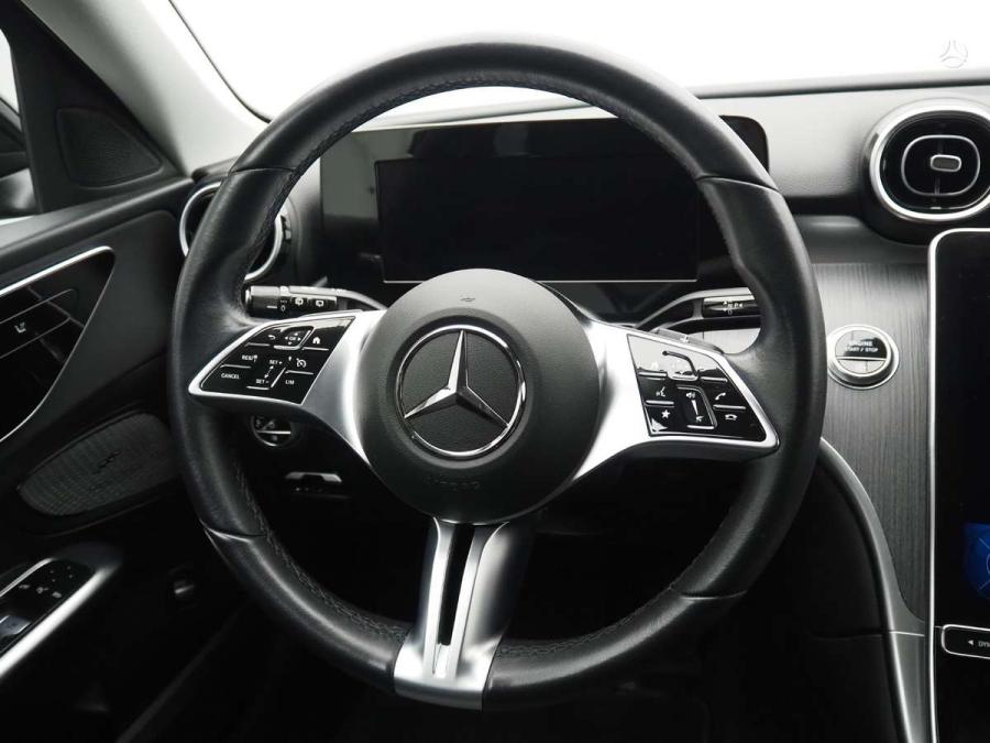 Melns Mercedes-Benz C 180 2022 Viļņa, ar dzinēja tilpumu 1.50 L un nobraukumu 134 tūkst. km par 26200 €, foto 20 vietnē AUTOMOTO.COM.LV