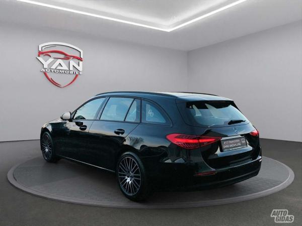 Black Mercedes-Benz C 180 2023 in Kaunas, with an engine capacity of 1.50 L and mileage of 40 thousand km for 32895 €, photo 7 on AUTOMOTO.COM.LV