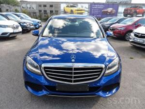 Blue Mercedes-Benz C 180 2015 in Klaipeda, with an engine capacity of 1.60 L and mileage of 78 thousand km for 14500 €, photo 3 on AUTOMOTO.COM.LV
