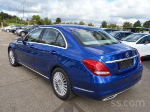 Blue Mercedes-Benz C 180 2015 in Klaipeda, with an engine capacity of 1.60 L and mileage of 78 thousand km for 14500 €, photo 5 on AUTOMOTO.COM.LV