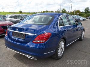Blue Mercedes-Benz C 180 2015 in Klaipeda, with an engine capacity of 1.60 L and mileage of 78 thousand km for 14500 €, photo 7 on AUTOMOTO.COM.LV