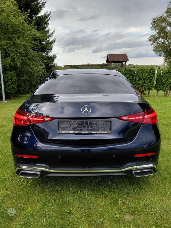 Blue Mercedes-Benz C 180 2022 in Vilkaviskis, with an engine capacity of 1.50 L and mileage of 126 thousand km for 22300 €, photo 10 on AUTOMOTO.COM.LV