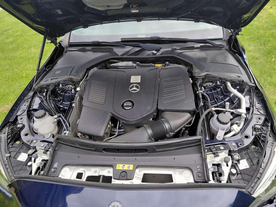 Blue Mercedes-Benz C 180 2022 in Vilkaviskis, with an engine capacity of 1.50 L and mileage of 126 thousand km for 22300 €, photo 17 on AUTOMOTO.COM.LV