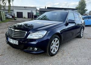 Blue Mercedes-Benz C 180 2012 in Riga, with an engine capacity of 2.20 L and mileage of 0 thousand km for 5650 €, photo  on AUTOMOTO.COM.LV
