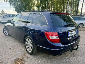Blue Mercedes-Benz C 180 2012 in Riga, with an engine capacity of 2.20 L and mileage of 0 thousand km for 5650 €, photo 5 on AUTOMOTO.COM.LV