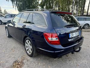 Blue Mercedes-Benz C 180 2012 in Riga, with an engine capacity of 2.20 L and mileage of 0 thousand km for 5650 €, photo 10 on AUTOMOTO.COM.LV