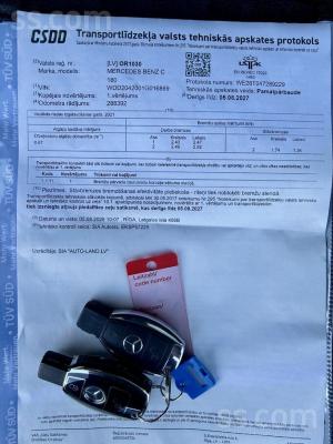 Blue Mercedes-Benz C 180 2012 in Riga, with an engine capacity of 2.20 L and mileage of 0 thousand km for 5650 €, photo 16 on AUTOMOTO.COM.LV