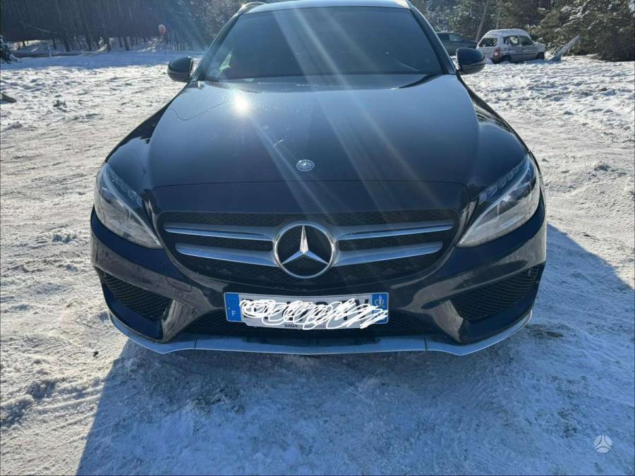 Zils Mercedes-Benz C 180 2015 Viļņa, ar dzinēja tilpumu 1.60 L un nobraukumu 308 tūkst. km par 9500 €, foto 14 vietnē AUTOMOTO.COM.LV