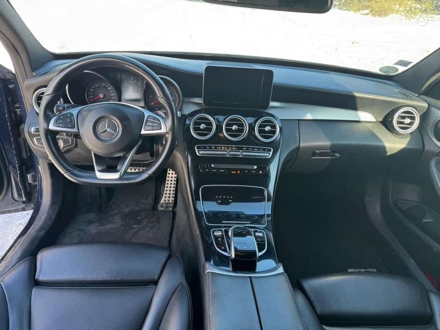 Zils Mercedes-Benz C 180 2015 Viļņa, ar dzinēja tilpumu 1.60 L un nobraukumu 308 tūkst. km par 9500 €, foto 16 vietnē AUTOMOTO.COM.LV