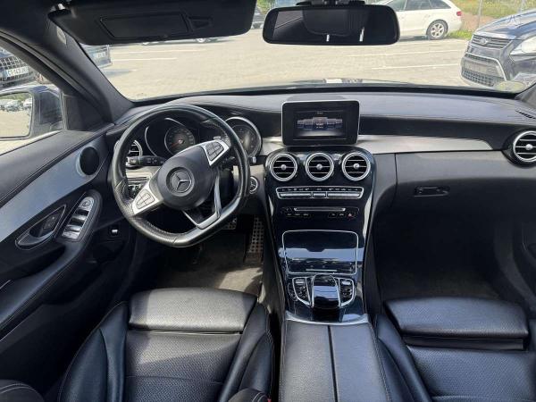 Blue Mercedes-Benz C 180 2015 in Taurage, with an engine capacity of 1.60 L and mileage of 311 thousand km for 8200 €, photo 8 on AUTOMOTO.COM.LV