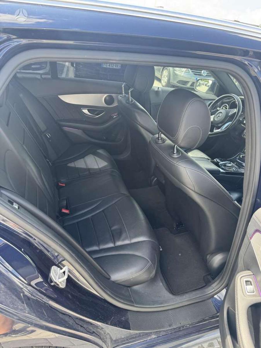 Zils Mercedes-Benz C 180 2015 Tauragė, ar dzinēja tilpumu 1.60 L un nobraukumu 311 tūkst. km par 8200 €, foto 10 vietnē AUTOMOTO.COM.LV